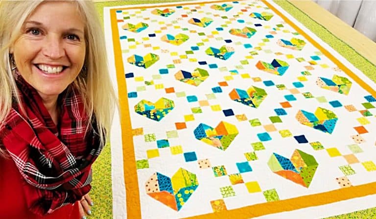Valentine's Day Heart Quilt With Donna Jordan - DIY Joy