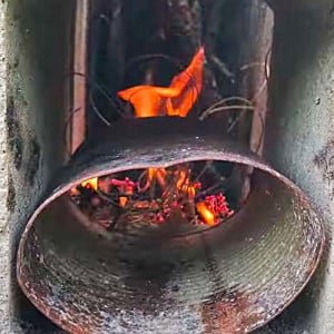 How To Build A Cinder Block Rocket Stove In A Few Minutes - DIY Joy