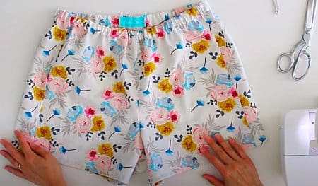 How To Make Easy Pajama Shorts With Free Pattern - DIY Joy