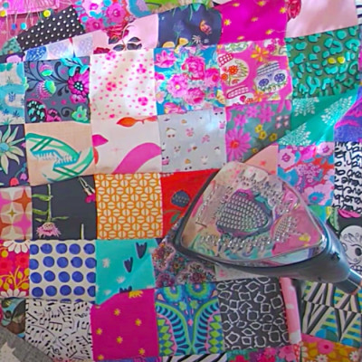 How To Make An Easy Patchwork Squares Quilt - DIY Joy