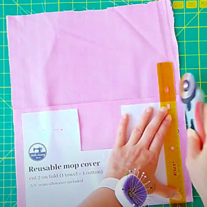 DIY Reusable Wet And Dry Swiffer Pads With Free Pattern - DIY Joy