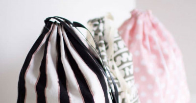 How to Sew a Drawstring Pouch - DIY Joy