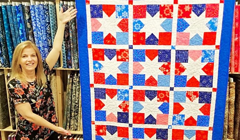 4th Of July Stars Quilt With Free Pattern - DIY Joy