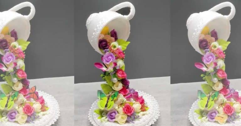 DIY Floating Tea Cup With Plastic Bottle - DIY Joy