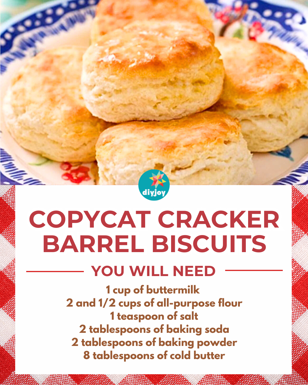 Copycat Cracker Barrel Biscuits Recipe - DIY Joy
