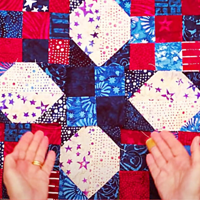 Star-Sashed 9-Patch Quilt With Jenny Doan - DIY Joy