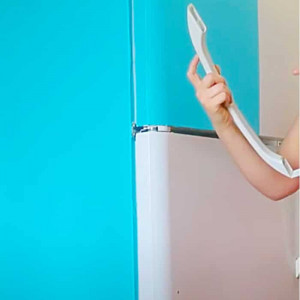 $20 Contact Paper Fridge Makeover - DIY Joy