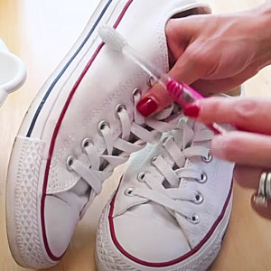 How To Clean White Tennis Shoes - DIY Joy