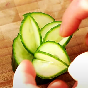 How To Make Cucumber Roses - DIY Joy