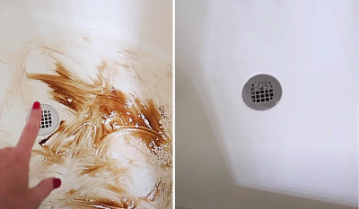 How To Clean Shower Floor Scum The Easy Way - DIY Joy
