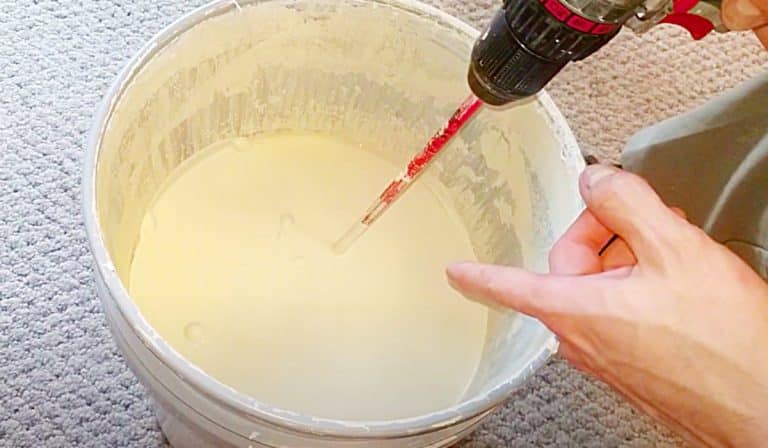 How To Mix Paint Properly Using A Drill - DIY Joy