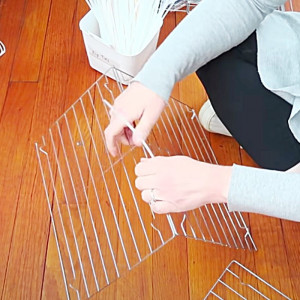 Dollar Tree Cooling Rack Organizer - DIY Joy