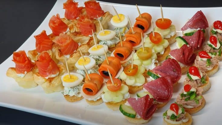 6 Easy-To-Make Canapés - DIY Joy