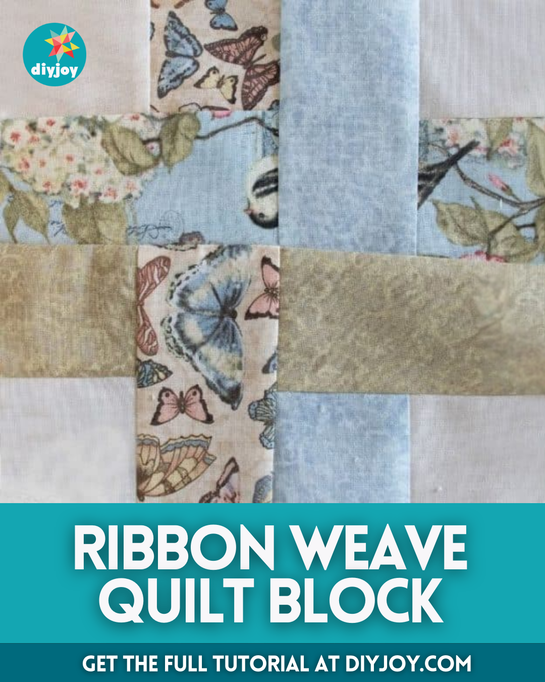 Easy Ribbon Weave Quilt Block Tutorial for Beginners - DIY Joy
