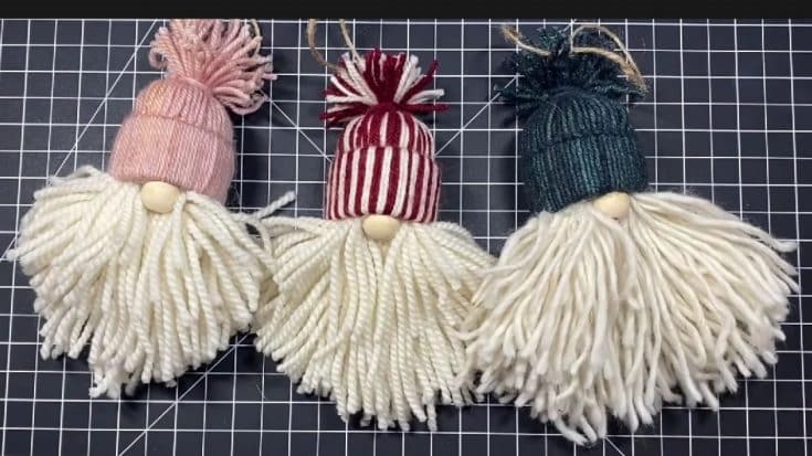 DIY Gnome Santa Ornaments - DIY Joy