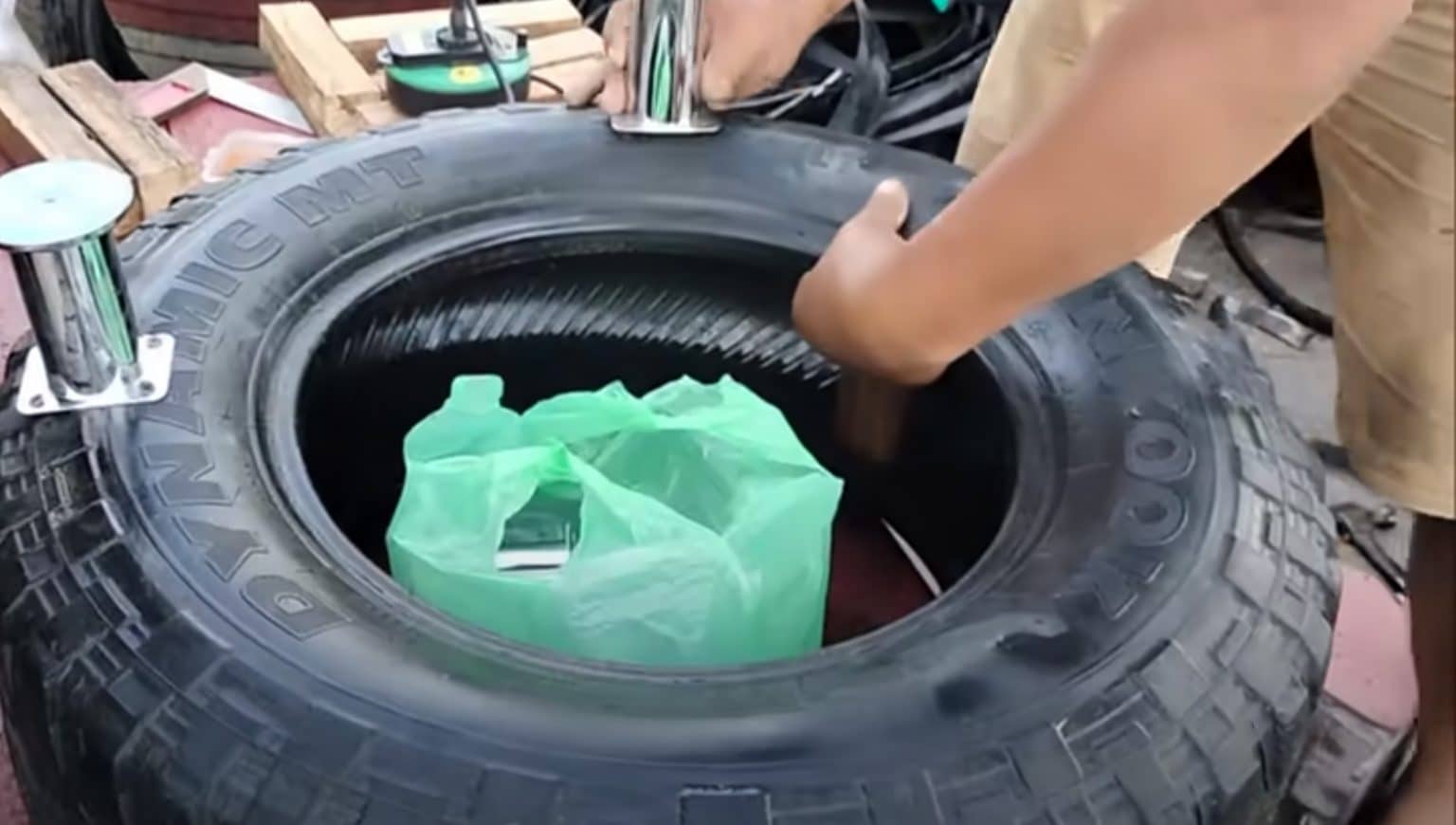 Making DIY Tables and Chairs Out of Tires