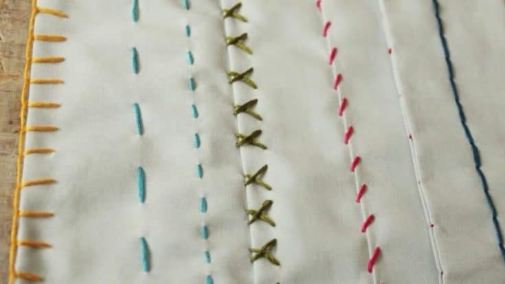 7 Basic Hand Stitches For Beginners - DIY Joy