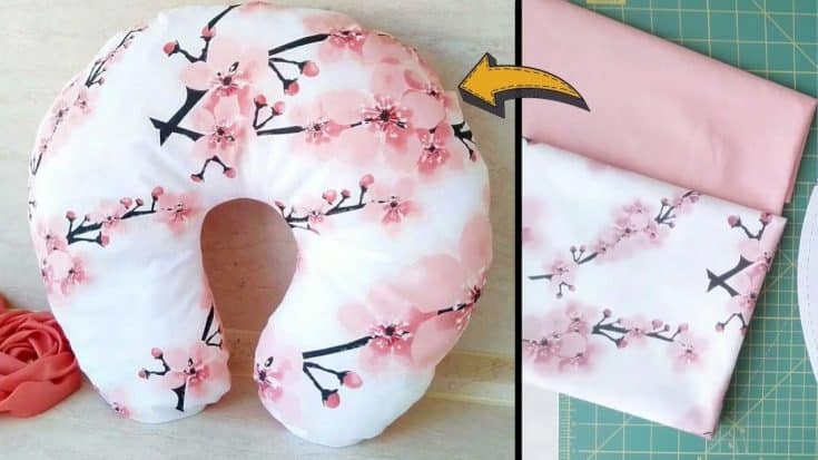 Easy DIY Neck Pillow Sewing Tutorial - DIY Joy