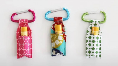 DIY Chapstick Holder Keychain - DIY Joy