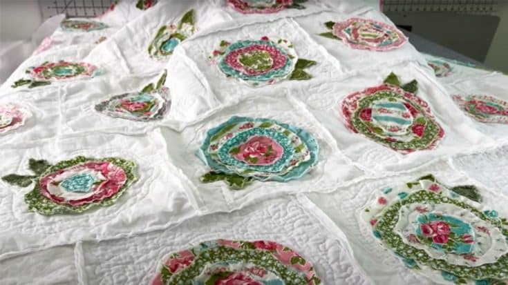 How to Make a Rose Garden Quilt - DIY Joy