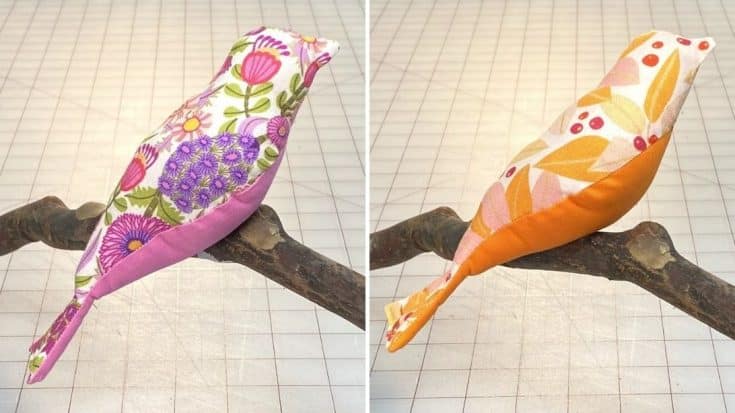 How To Sew A Fabric Bird - DIY Joy