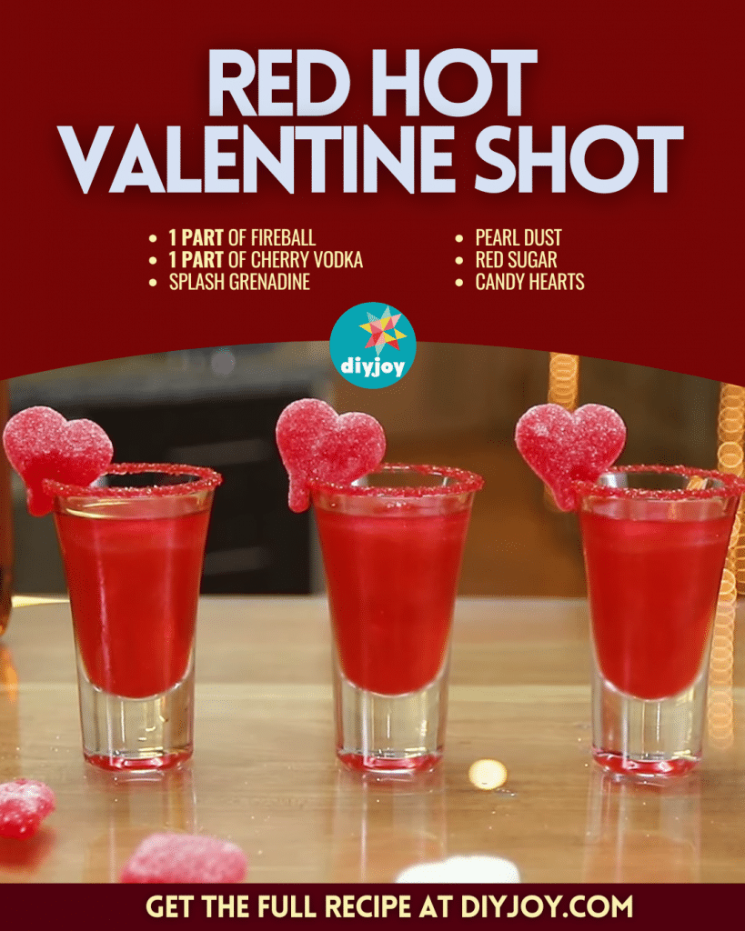 Red Hot Valentine Shot Recipe - DIY Joy