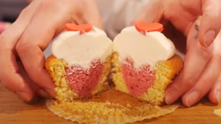 How to Bake a Heart Inside a Cupcake - DIY Joy
