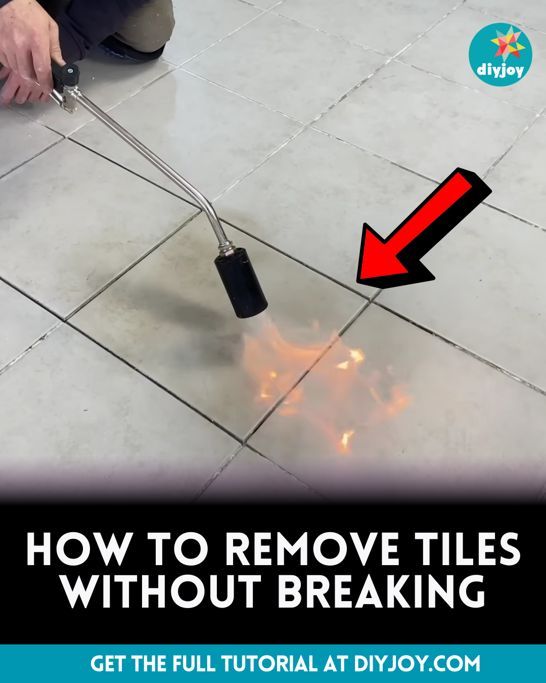 How To Remove Tile Without Breaking - DIY Joy