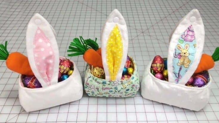 How To Sew A Fabric Easter Basket - DIY Joy