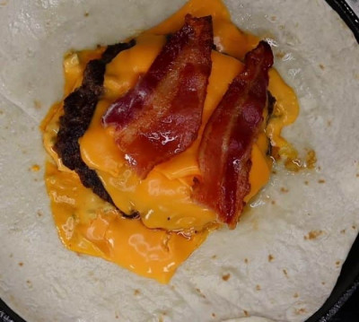 Cheesy Ground Beef Crunch Wrap Recipe - DIY Joy