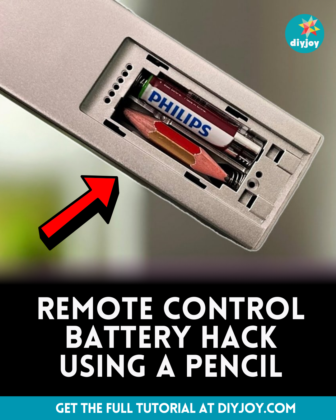 Inexpensive Battery Remote Control Hack Using a Pencil - DIY Joy