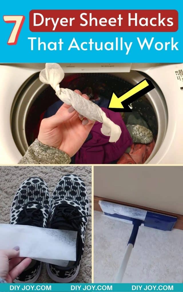 7 Useful Dryer Sheet Hacks That Actually Work - DIY Joy
