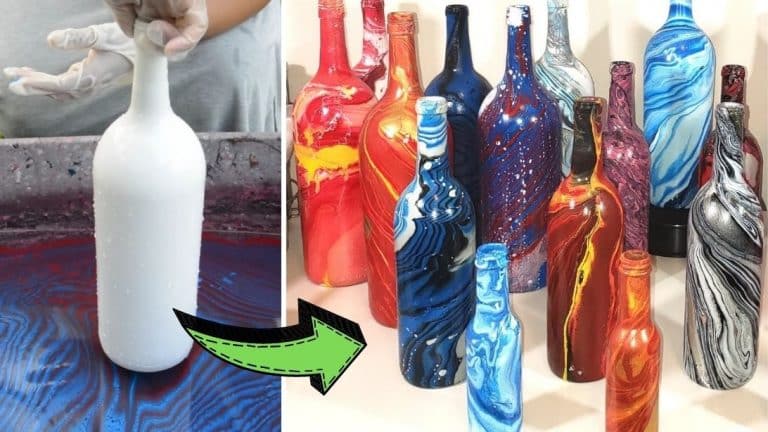 Easy Bottle Hydro Dipping Technique Tutorial - DIY Joy