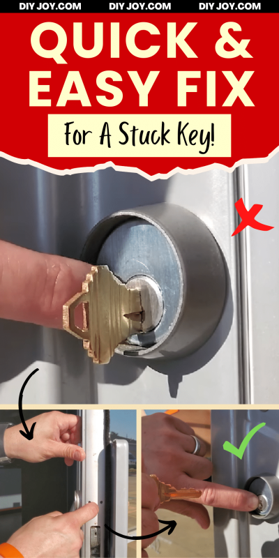 Key Stuck In A Lock? Try This Quick & Easy Solution! - DIY Joy