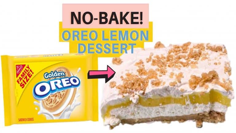 No-Bake Golden Oreo Lemon Dessert Recipe - DIY Joy