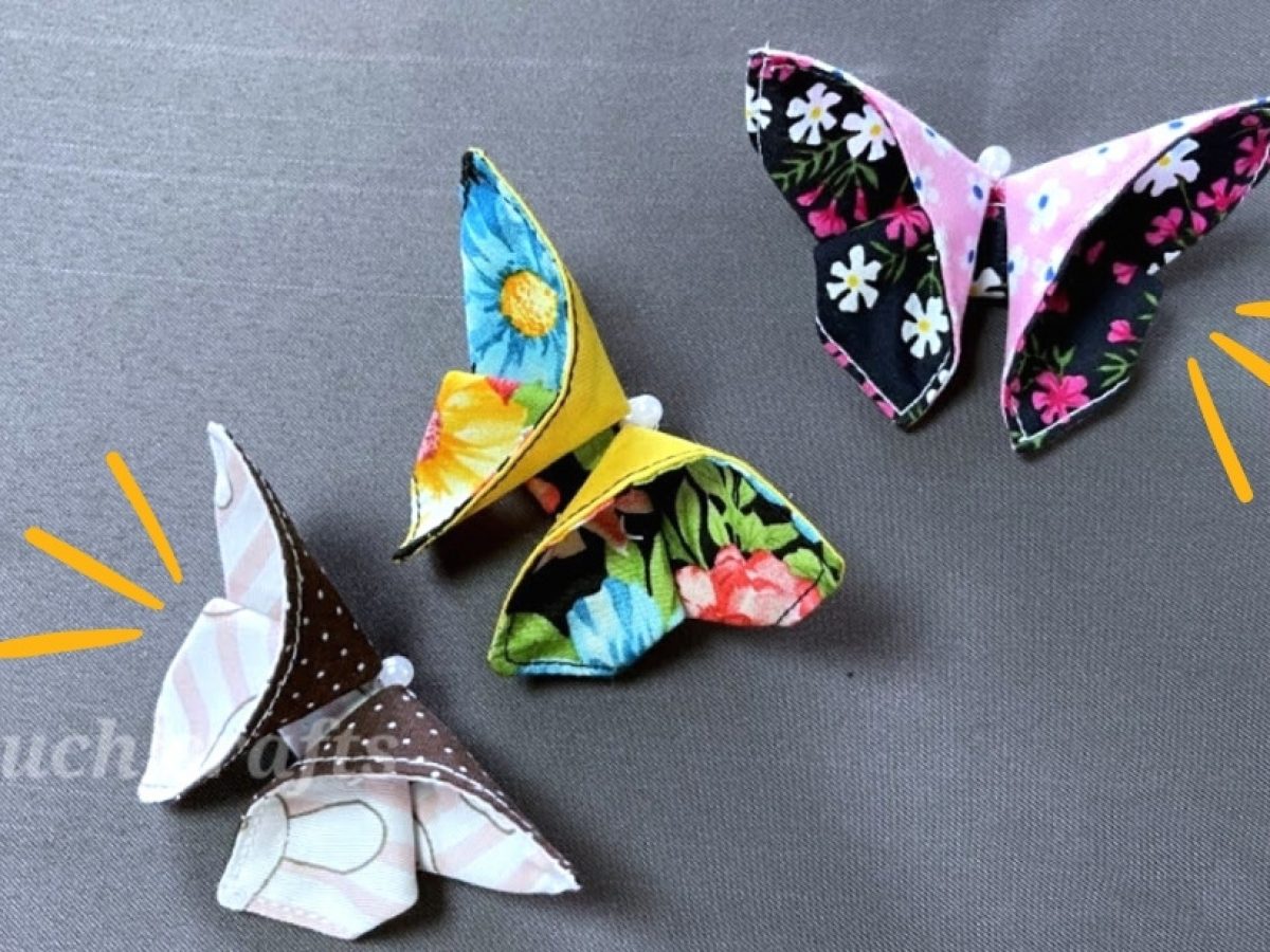 Fabric Origami Butterfly Tutorial