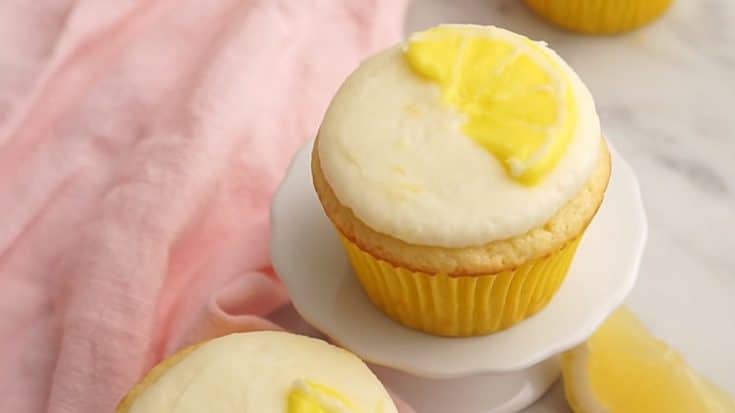 Easy Moist Lemon Cupcake - DIY Joy