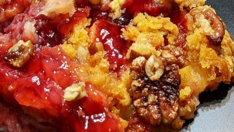 Pineapple Cherry Dump Cake - DIY Joy