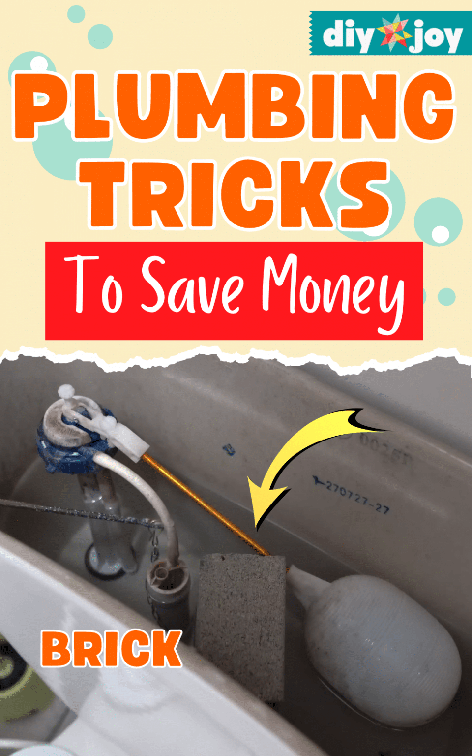5 Clever Plumbing Tricks To Save You Money - DIY Joy