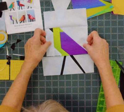 Block Lotto Bird Quilt - DIY Joy