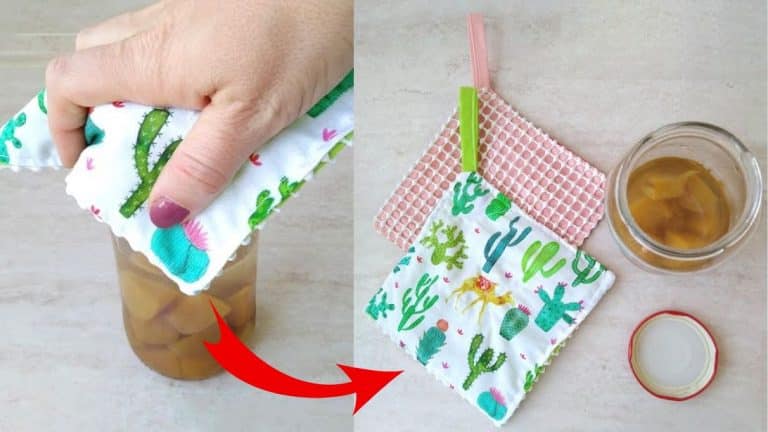DIY Fabric Jar Opener Sewing Tutorial - DIY Joy
