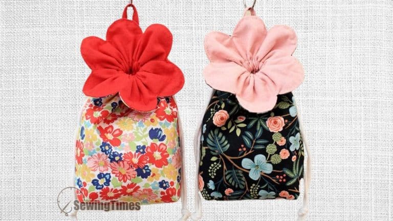 DIY Flower Pouch Bag - DIY Joy