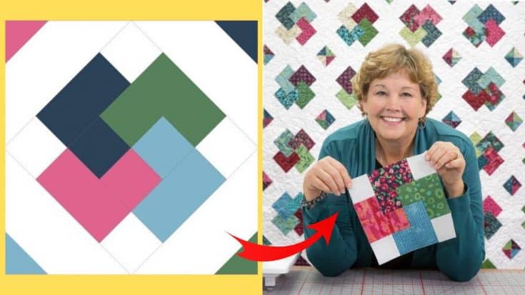 Easiest Way To Make A "Card Trick" Quilt - DIY Joy