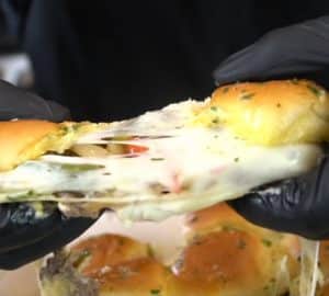 Quick & Easy Cheesesteak Sliders Recipe - DIY Joy