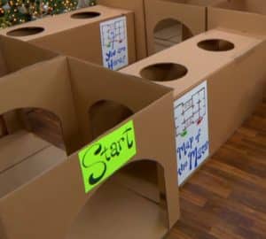 Fun DIY Indoor Maze Using Cardboard Boxes - DIY Joy