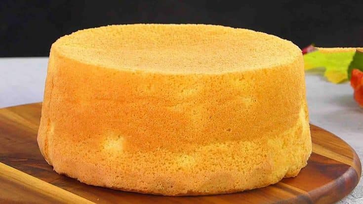 3-Ingredient Fluffy Sponge Cake Recipe - DIY Joy