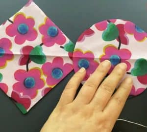 Easy Large Fabric Butterfly Hair Clips DIY - DIY Joy