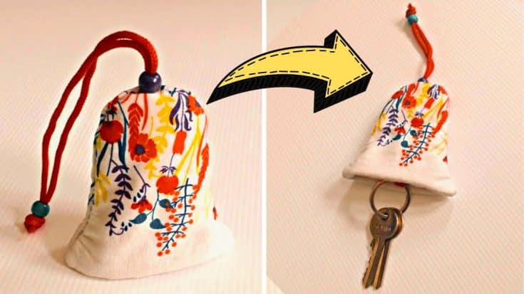 Easy-To-Sew DIY Fabric Key Cover/Holder - DIY Joy