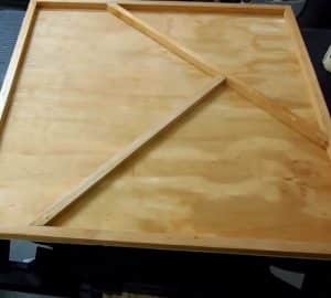 How to Make Geometric Wood Wall Art DIY - DIY Joy