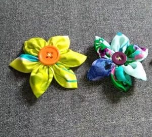 Handmade Fabric Flowers Sewing Tutorial - DIY Joy